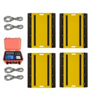 China IP66 30T Portable Axle Scales Weighbridge ultrathin  high precision for sale