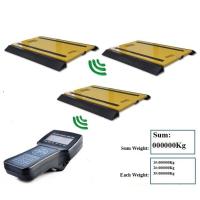 China 150T Dynamic Scales Static Portable Truck Axle Scales With LCD Display for sale