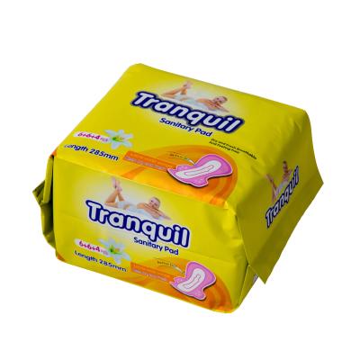 China Non woven Fabric Soft Women Sanitary Pads Made Of Paper for sale