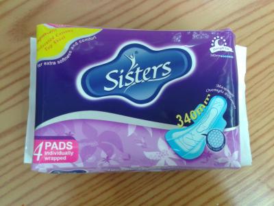 China Printed Winged Sanitary Napkin Pads Super Thin OEM ODM OBM for sale