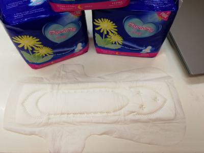 China Day Use Bamboo Sanitary Napkins 245mm Regular Sanitary Pads Super Thin for sale