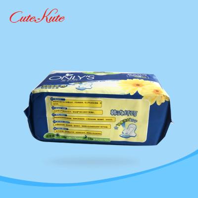 China 240mm Disposable Sanitary Napkins PE Film Organic Cotton Menstrual Pads SAP for sale