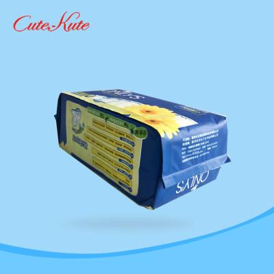 China Soft Bamboo Disposable Sanitary Pads Super Thin Anion Extra Wings for sale