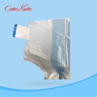 China Soft Backsheet Infant Baby Diapers 3D Anti Leak Chemical Free Diapers Adjustable for sale