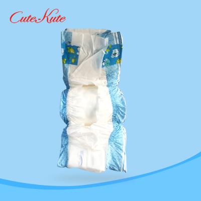 China Comfortable Disposable Baby Diaper Patapon Super Absorbency FDA for sale