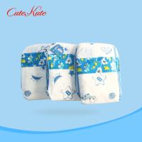 China Large Newborn Waterproof Diapers Fluff Pulp And SAP Wetness Indicator Nappies for sale