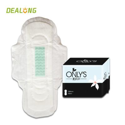 China Printed 250mm Maternity Sanitary Pads Dryness Sofy Mint Pad For Lady Day Use for sale