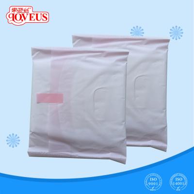 China Absorbent Super Soft Sanitary Napkin 245mm Soft Cotton Sanitary Pads Comfortable for sale