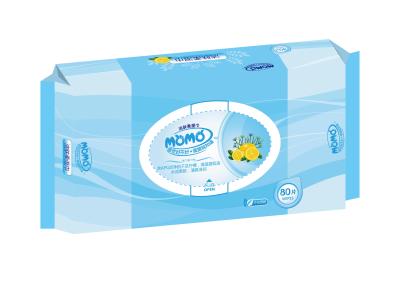 China Antiseptic Baby Wet Wipes Blueberry Pearl Embossed Bactericide FDA for sale