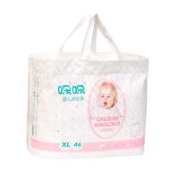 China Soft Newborn Infant Baby Diapers Breathable With Backsheet Film Leak Guard for sale