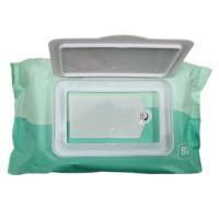 China Spunlace Water Non Woven Wet Wipes Lavender Meshed Sensitive Cleaning for sale