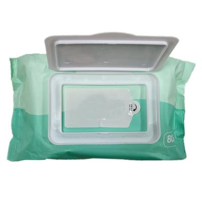 China Spunlace Water Non Woven Wet Wipes Lavender Meshed Sensitive Cleaning for sale