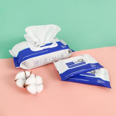 China Acetate Disposable Baby Wipes Unscented Sensitive Baby Hand Wipes OEM for sale