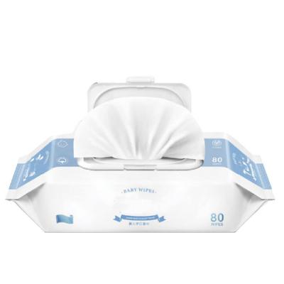 China Organic Antibacterial Wet Wipes Folded Alcohol Free Wet Wipes Hyaluronic Acid for sale