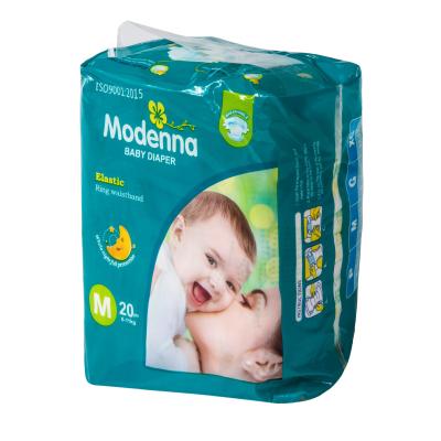 China SGS Printed Clothlike Disposable Baby Diapers Adjustable Comfortable for sale