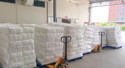 China BTC B Grade SAP Infant Baby Diapers PE Film Disposable Printed for sale