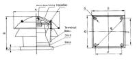 China FRP Centrifugal Roof Ventilator Variable Speed Low Noise Corrosion Resistant for sale
