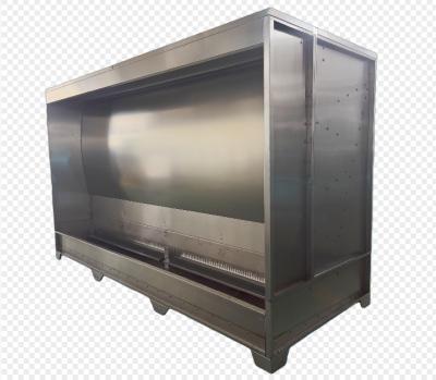 China Water Curtain Swirl Spray Booth High Efficiency Low Maintenance Anti Clogging for sale