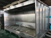 China Water Curtain Swirl Spray Booth High Efficiency Low Maintenance Anti Clogging for sale