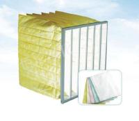 China VOC Filter Bag Electrostatic Media High Dust Holding Long Lifespan for sale