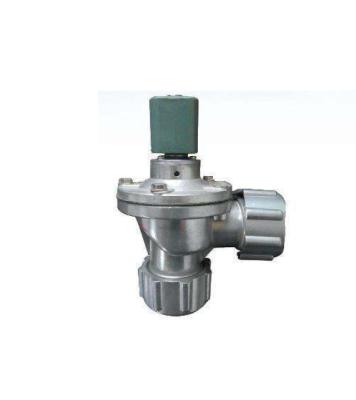 China Right Angle Solenoid Pulse Valve Nut Connection Easy Installation Smooth Airflow for sale