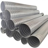 China Galvanized Spiral Duct Ventilation Dust Collection Corrosion Resistant for sale