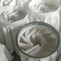 China Custom Special Shape Filter Bag Polyester Needle Felt Anti Static Water Oil Repellent for sale