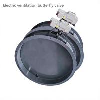 China Industrial Butterfly Damper Valve Ventilation Dust Collection Stainless Steel for sale