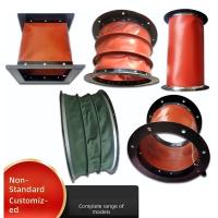 China Industrial Blower Duct Flexible Connector High Temperature Fireproof Silicone for sale