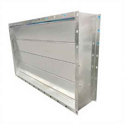 China Backdraft Damper Rectangular Multi Blade One Way Low Leakage Durable Industrial for sale