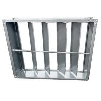 China Backdraft Damper Rectangular Multi Blade One Way Low Leakage Durable Industrial for sale