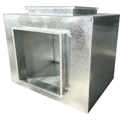 China Sound Attenuator Plenum Galvanized Steel Industrial Ventilation Low Noise for sale