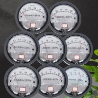 China Differential Pressure Gauge Mechanical Digital Dust Collector Cleanroom for sale