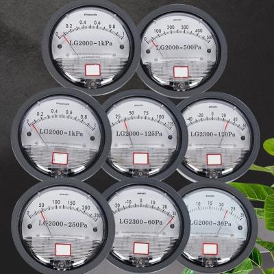 China Differential Pressure Gauge Mechanical Digital Dust Collector Cleanroom for sale