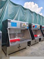 China Downdraft Grinding Table Dual Stage Cartridge Pulse Jet Cleaning for sale