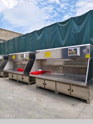 China Wet Downdraft Grinding Table Water Swirl Scrubbing Low Filter Maintenance for sale