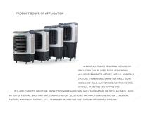 China Portable Evaporative Air Cooler High Airflow Energy Efficient for sale