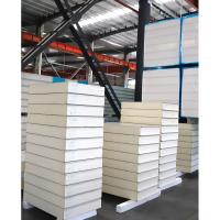 China PU Foam Cool Room Sandwich Panel 50mm -200mm  For Wall  / Floor / Ceiling for sale