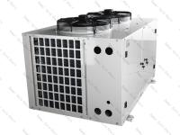 China Copper Tube Air Cooler Condenser Corrosion Resistant With 0.3mm - 1.2mm Tube for sale