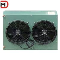 China Direct Drive Refrigeration Air Cooled Condenser for Efficient Air Cooling walk in cooler for sale