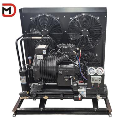China Silent Microprocessor Controller Horizontal Condensing Unit With 60Hz Fan / Compressor Frequency for sale