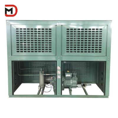 China Portable Configuration Water Cooled Condensing Unit For Coldstorage Room Walk In Freezer for sale