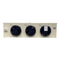 China Low Temperature Cold Room Evaporator with 380V-3phase-50hz Standard Power Supply and Slotted Fin for sale
