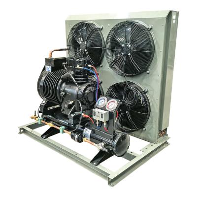 China R-410A/R507A Refrigerant Type Condensing Unit with PSC Fan Motor and R507A/R404A Refrigerant for sale