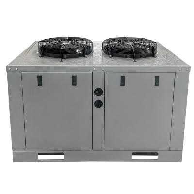 China 1-2 Fan Condensing Unit Parts for -40C- 10C Evaporating Temperature Requirements for sale