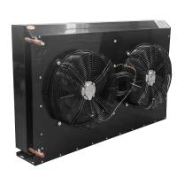 China Industrial Fin And Tube Air Cooler Condenser with 0.2mm Fin Thickness and Dryer Included for sale