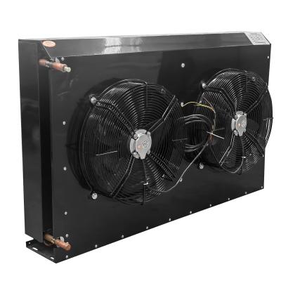 China Industrial Fin And Tube Air Cooler Condenser with 0.2mm Fin Thickness and Dryer Included for sale