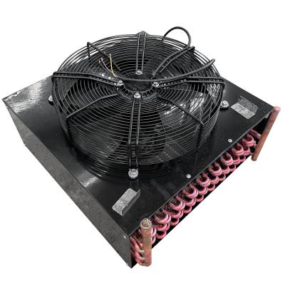 China Bracket Included Yes Air Cooled Fnh Refrigeration Condenser for Cold Storage Cooling Capacity Depends On Size And Material for sale
