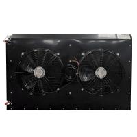 China 300 Psi Air Cooler Condenser with Single or Three Phase Fan Motor and Salt Spray Test Up to 1000 Hours Corrosion Resistance for sale