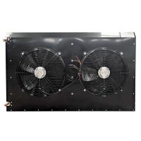 China 4 Rows Air Cooler Condenser with 10 Fins Per Inch Fin Spacing and Bracket Included for sale